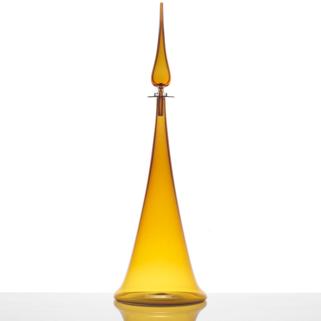 Joe Cariati Large Fluted Cone Decanter | Jonathan Adler