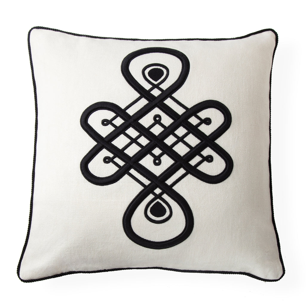 Maxime Emblem Pillow | Jonathan Adler