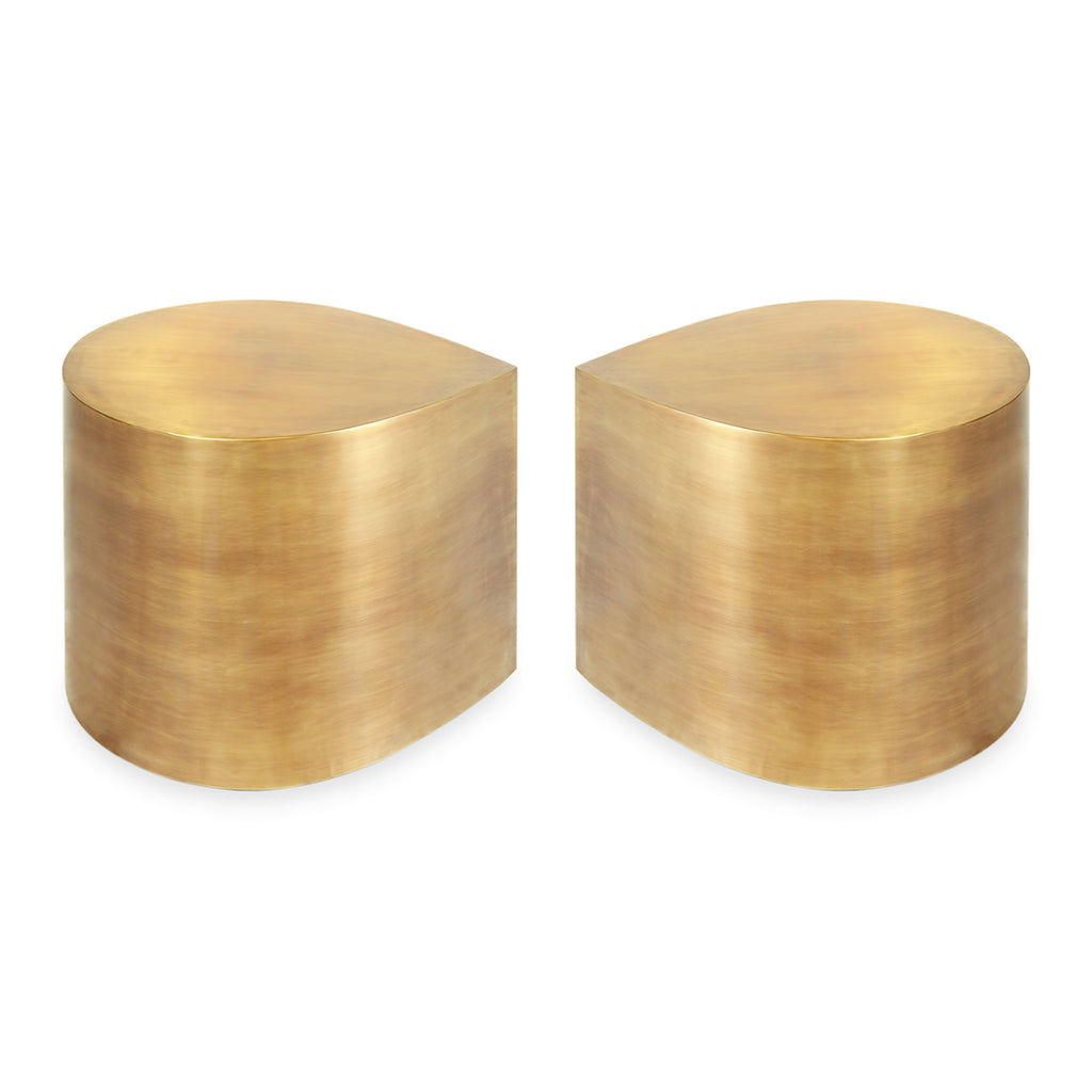Brass Teardrop Table Duo Bundle | Jonathan Adler